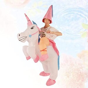 BESTOYARD Halloween Costumes Halloween Costumes Halloween Costumes Costume 2 PCS Inflatable Costume inflatable clothing inflatable party costume party fancy clothes Riding a Horse