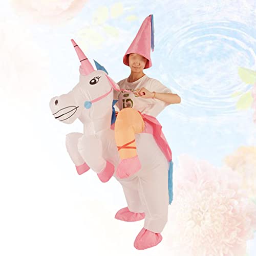 BESTOYARD Halloween Costumes Halloween Costumes Halloween Costumes Costume 2 PCS Inflatable Costume inflatable clothing inflatable party costume party fancy clothes Riding a Horse