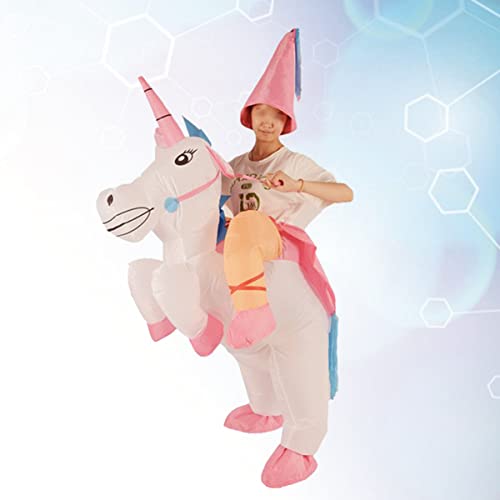 BESTOYARD Halloween Costumes Halloween Costumes Halloween Costumes Costume 2 PCS Inflatable Costume inflatable clothing inflatable party costume party fancy clothes Riding a Horse