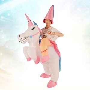 BESTOYARD Halloween Costumes Halloween Costumes Halloween Costumes Costume 2 PCS Inflatable Costume inflatable clothing inflatable party costume party fancy clothes Riding a Horse