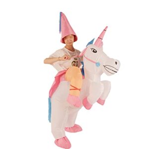 BESTOYARD Halloween Costumes Halloween Costumes Halloween Costumes Costume 2 PCS Inflatable Costume inflatable clothing inflatable party costume party fancy clothes Riding a Horse