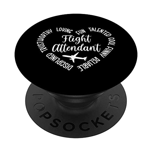 Flight Attendant PopSockets Swappable PopGrip