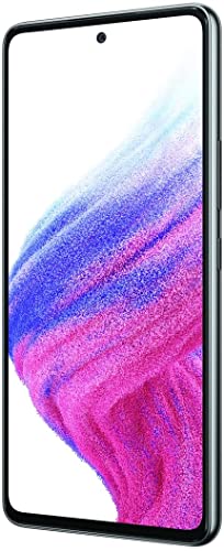 Samsung Galaxy A53 5G (128GB, 6GB) 6.5 inch 120Hz GSM Unlocked (Black) (Renewed)