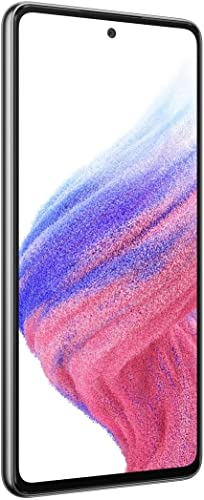 Samsung Galaxy A53 5G (128GB, 6GB) 6.5 inch 120Hz GSM Unlocked (Black) (Renewed)