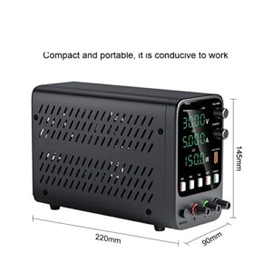 EZGA DC Power Supply Variable Adjustable DC Power Supply Laboratory Programmable Memory Function Power Supply Switching Power Supply Current Stabilizer for Spectrophotometer and lab Equipment Repair