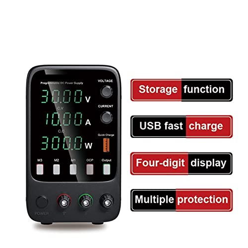 DC Power Supply Variable Laboratory Power Supply Adjustable DC Power Supply With Memory Function Programmable Switching Power Supply DC Power Supply Current Stabilizer for Spectrophotometer and lab Eq