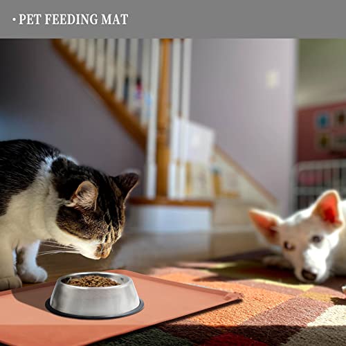 Reopet Silicone Dog Cat Bowl Mat Non-Stick Food Pad Water Cushion Waterproof - Multiple Colors, Sizes & Purposes