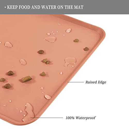 Reopet Silicone Dog Cat Bowl Mat Non-Stick Food Pad Water Cushion Waterproof - Multiple Colors, Sizes & Purposes