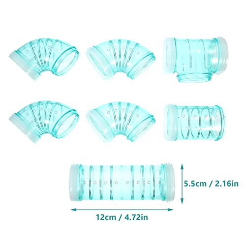 Hamster Bed Hamster Tubes Set, Hamster Tunnel Hamster Tubes and Tunnels Hamster cage Tubes Hamster Tunnels for Small Animal Hideout