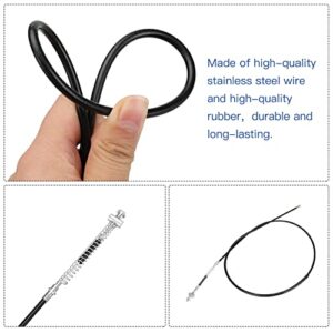 YOXUFA 67 inch Rear Drum Brake Cable Line for 196cc Coleman CT200U CT200U-EX BT200X Baja Warrior Heat MB165 MB200 Yerf-Dog Predator 212cc 6.5hp Motorsports Mini Bike ATV Scooter Parts