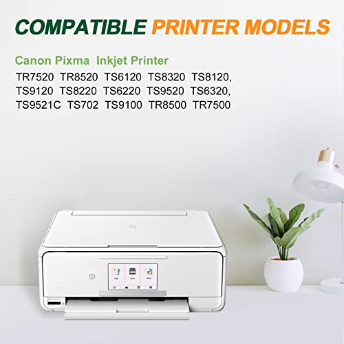 CAVDLE PGI280XXL Compatible Ink Cartridges Replacement for Canon 280 281 XXL Ink Cartridge Works with Canon PIXMA TR8520 TR8620 TS6220 TS6320 TR7520 TS6120 TS9120 TS8120 Color Set - 7 Packs