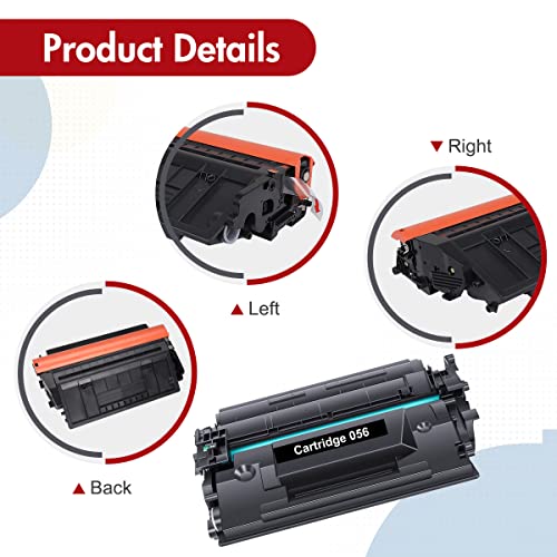 056 Toner Cartridge 1-Pack Black Compatible Replacement for Canon 056 CRG-056 imageCLASS LBP325dn MF543dw LBP325X MF543X MF542X Printer Ink