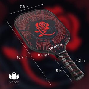 YDXIZCQ Fiberglass Pickleball Paddles Set YD-BR00001 Include Pickleball Paddles*2 Indoor Ball*2 Outdoor Ball*2 Carrying Bag*1 …