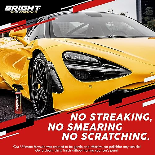 Ceramic Coating Car Wax -By Bright Formula for Cars - 3 in 1 Ceramic Spray Wax And Wash, Car Coating - Ceramic Coating Detail Si02 Spray - Ceramic Wax For Cars, Silicon Dioxide Ceramic Spray Coating For Cars