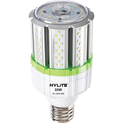 HyLite LED Lighting 35W High Performance LED Omni-Cob Lamp, 360º, (~175W HID), 50K, 4800 lm, 120~347V for Commercial Industrial Lighting Warehouse High Bay Light Fixture Garage Workshop, White