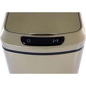 Hanover Gold 9-Liter / 2.3-Gallon Trash Can with Sensor Lid