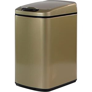 Hanover Gold 9-Liter / 2.3-Gallon Trash Can with Sensor Lid