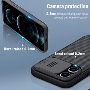 Nillkin for iPhone 14 Pro Max Case with Slide Camera Cover [Lens Protection] CamShield Pro Anti-Scratch & Shockproof Protective Phone Case for iPhone 14 Pro Max 6.7 inch - Black