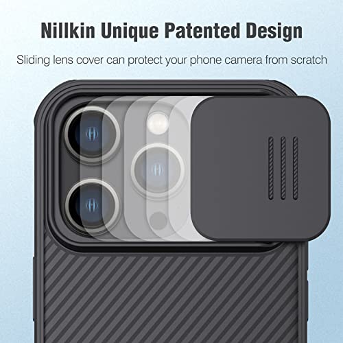 Nillkin for iPhone 14 Pro Max Case with Slide Camera Cover [Lens Protection] CamShield Pro Anti-Scratch & Shockproof Protective Phone Case for iPhone 14 Pro Max 6.7 inch - Black