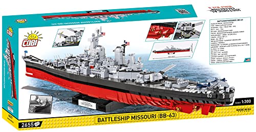 COBI Historical Collection World War II Battleship Missouri (BB-63),2655 pieces