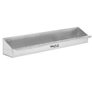 extreme max 5001.6202 all-purpose wall-mount aluminum shelf for race trailer, garage, shop, enclosed trailer, toy hauler - 4" x 30"