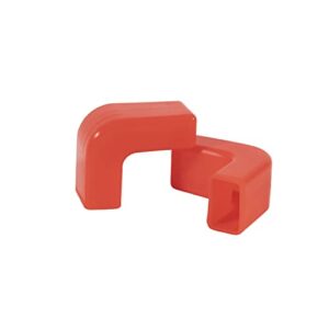 yourour factory front bumper tow hook covers,fit for jeep wrangler jk, jl, gladiator jt 2007-2022,add cushioned grip to tow strap recovery (red-2pcs)