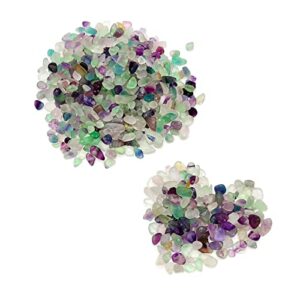 cerpourt aquarium gravel,natural mutilcolor fluorite decorative crystal pebbles-rose stones, crystals gravel quartz tumbled stone,aquarium gravel sea glass rock crystal pebbles-02