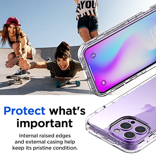 AICase for iPhone 14 Pro Max Clear Case(6.7"),Heavy Duty Drop Protection Full Body Rugged Shockproof/Dust Proof 3-Layer Military Protective Tough Durable for iPhone 14 Pro Max