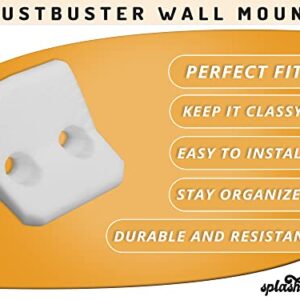 SplashNColor Wall Mount Hanger Hooks Compatible with Black and Decker Dustbuster Hand and Vacuum Cordless Rechargeable CHV1410L