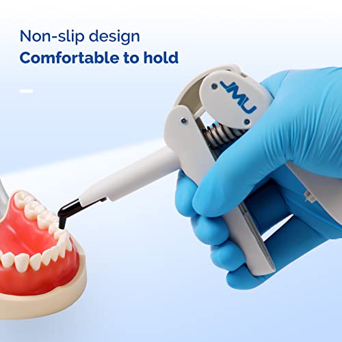 JMU Dental Composite Gun Dispenser Applicator Autoclavable, Comes with 5 Unidose Copsules Cartridge Tips, Plastic Caps