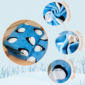 Penguin Blankets for Boys and Girls Kids Plush Blanket Penguin Blanket Penguin Gifts for Women and Kids(50×60inch，penguin1)