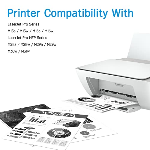 48A CF248A M15w Toner - Compatible Toner Cartridge Replacement for HP 48A CF248A Compatible with Laserjet Pro M15w Toner Laserjet Pro M29w M30w M31w MFP M28w M28a M29a M15a M16w Printer (2 Black) 1