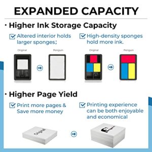 Penguin 67XL Ink Cartridge for HP Printers High Yield Work with HP 67 XL Deskjet 2755 2700 4155 2752 2723e 4133e Deskjet Plus 4152 Envy 6055 6052 Envy Pro 6458 6452 Printer 2 Black Combo Pack