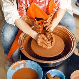 Deouss 5 lbs Low Fire Pottery Clay for Sculpting, Beginners, and Advance- Terra Cotta, Cone 06. Earthware Potters Throwing Clay. Ideal for Wheel Throwing, Hand Building, Firing and More