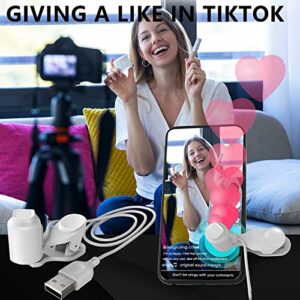 Veelnew Auto Clicker for Phone Automatic Phone Screen Tapper, Simulated Finger Clicking USB Simulator for Gaming, Shopping, Giving a Like in Tiktok, Lightning Deal, Live Broadcasts, Reward Tasks