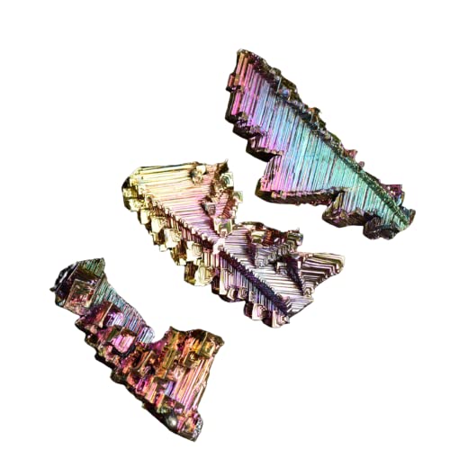 Bismuth Crystal with Beautiful Iridescent Color, Unique Specimen, Used in Science Education, Collecting, Wire Wrapping, Wicca 2 Inch