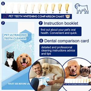 Ninieleph Teeth Cleaner for Dogs, Dog Teeth Cleaning, Dog Ultrasonic Tartar Remover, Keep Dog Teeth Health. (Black)