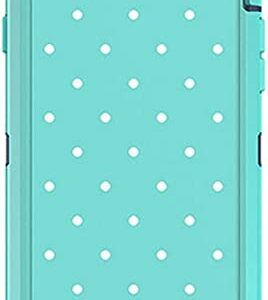 OtterBox Defender Series Case for iPhone SE (3rd and 2nd Gen) & iPhone 8/7 (Only - Not Plus) - Case Only - Non-Retail Packaging - Mint Dot (Tempest Blue/Aqua Mint/Mint Dot Graphic)