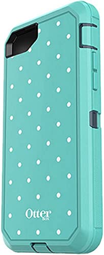 OtterBox Defender Series Case for iPhone SE (3rd and 2nd Gen) & iPhone 8/7 (Only - Not Plus) - Case Only - Non-Retail Packaging - Mint Dot (Tempest Blue/Aqua Mint/Mint Dot Graphic)