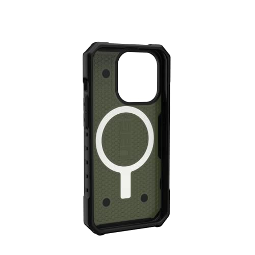 URBAN ARMOR GEAR UAG Designed for iPhone 14 Pro Case Green Olive 6.1" Pathfinder Built-in Magnet Compatible with MagSafe Charging Slim Lightweight Shockproof Dropproof Rugged Protective Cover