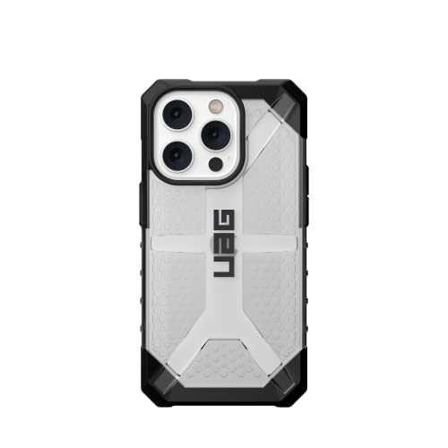 URBAN ARMOR GEAR UAG Designed for iPhone 14 Pro Case Translucent Clear Ice 6.1" Plasma Lightweight Slim Shockproof Transparent Protective Cover Compatible with Wireless Charging