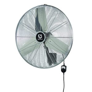 strongway oscillating wall-mount fan - 30in., 6500 cfm, model# kwp-3076