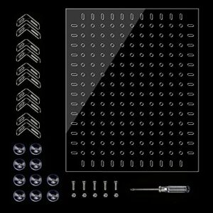 Aquarium Divider Clear 10 Gallon/20-Gallon (EH) Fish Tank Divider with Suction Cups Accessories