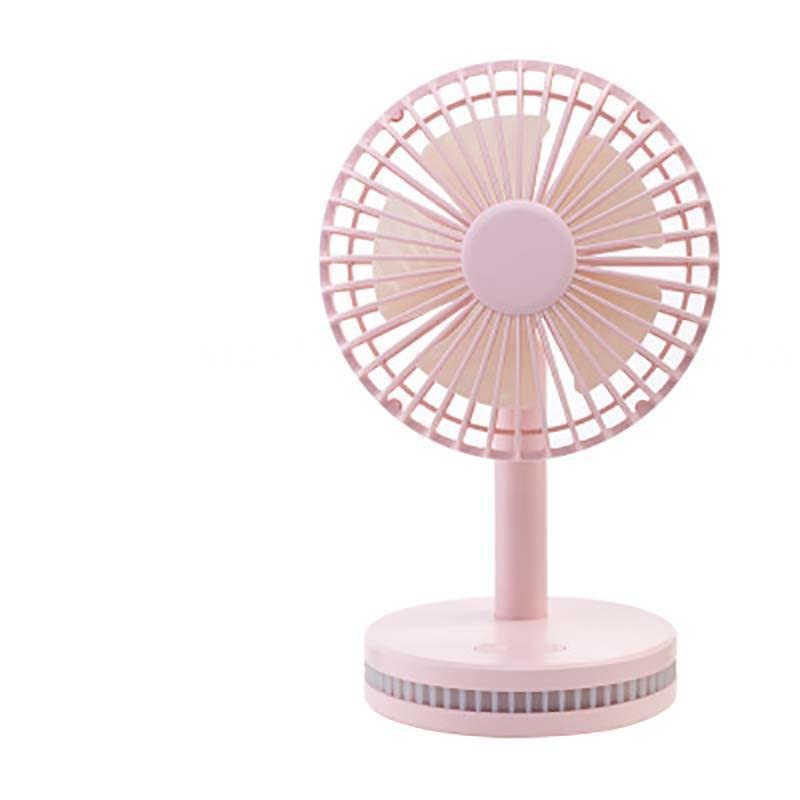 AMBAYZ Mini Handheld Fan - Portable Fan Battery Operated, 3 Speed Adjustable Hand Fan with Mirror, Makeup Eyelash Fan for Women Girls Travel Office/B