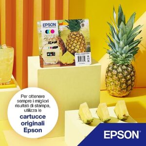 Epson 604XL Pineapple, Genuine Multipack, 4-Colours Ink Cartridges