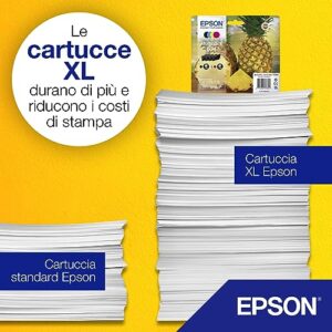 Epson 604XL Pineapple, Genuine Multipack, 4-Colours Ink Cartridges