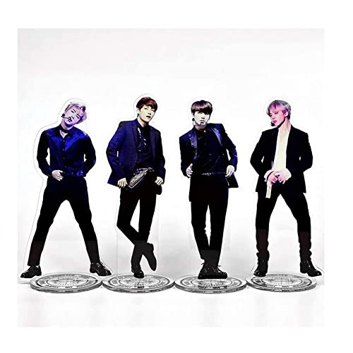 Kpop Star Acrylic Toy Double-side Photo Desk Stand for Desk Decoration Party Decoration (V)