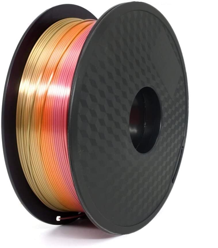 Prinko PLA 3D Printer Filament, PLA Filament 1.75mm, Dimensional Accuracy +/- 0.02 mm, 1kg Carton Spool PLA Filament, 1.75mm (Rainbow)