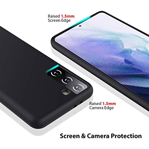 HGJTF Phone Case for Doogee S61 Pro (6.00") with [2 X Tempered Glass Screen Protector], Ultra-Thin Soft Silicone Bumper Shell Shockproof TPU Black Cover for Doogee S61 Pro - Big Eyes