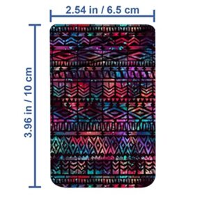 Diascia Pack of 2 - Cellphone Stick on Leather Cardholder ( Ethnic Style Tribal Boho Pattern Pattern ) ID Credit Card Pouch Wallet Pocket Sleeve